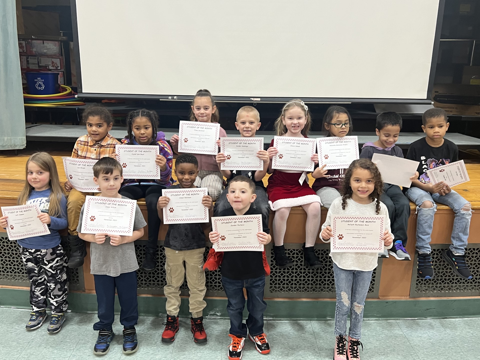 School 7 Students of month named | News, Sports, Jobs - Observer Today